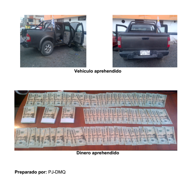 Tres detenidos por falsificación de billetes al sur de Quito ... Tres detenidos por falsificación de billetes al sur de Quito ...
